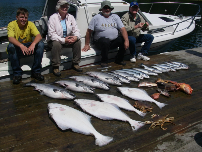 Variety Of Salmon Fishing In Bamfield BC